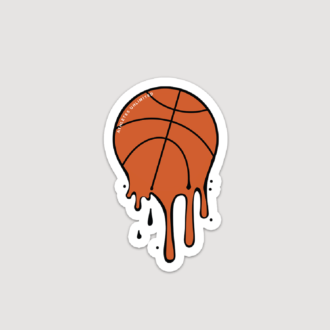 Basketball Drip Sticker – Athletes Unlimited